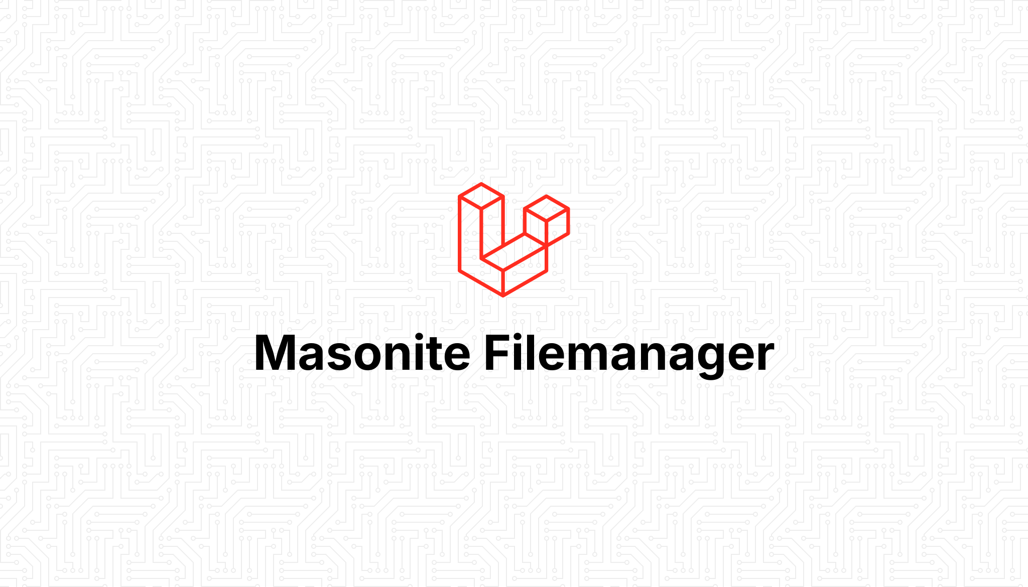 Masonite Filemanager